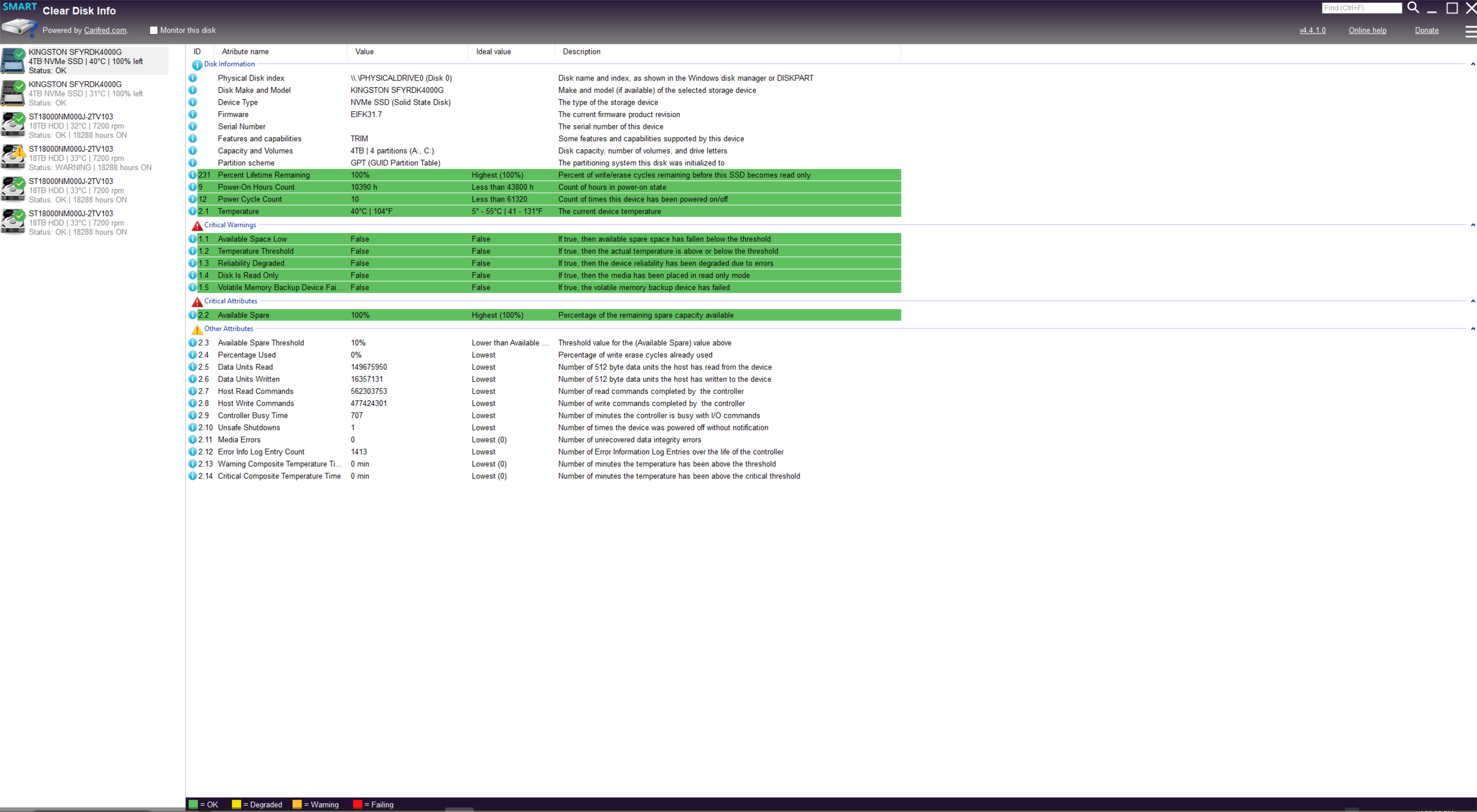 Clear Disk Info v4.4.1.0 - Broadband Bulletin Forum