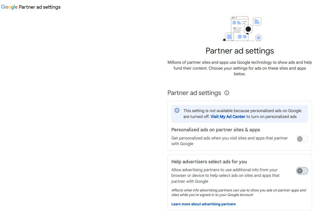 Google Partner ads settings? - Broadband Bulletin Forum
